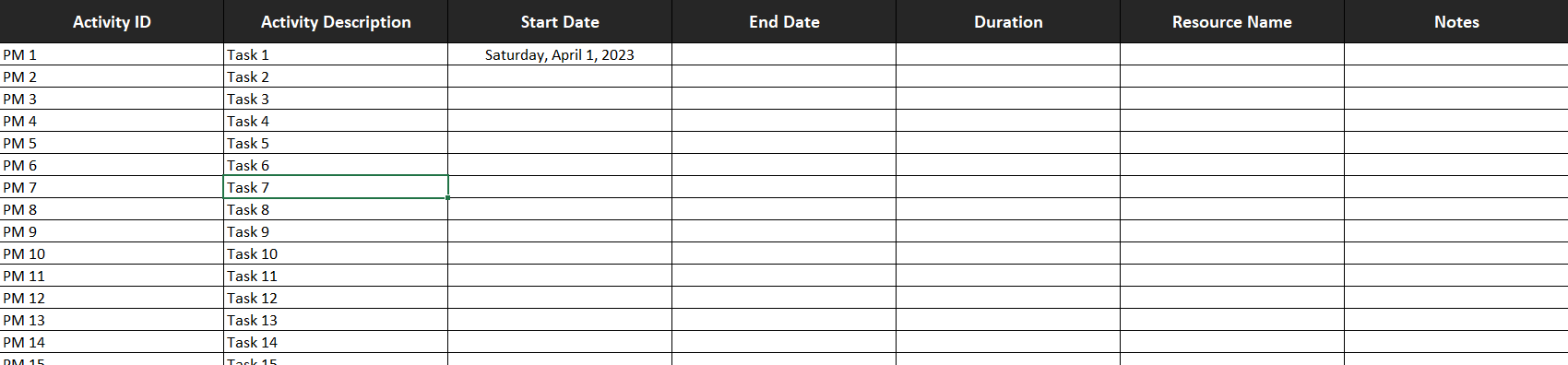 6 Week Look Ahead Schedule Template | Free Excel Sheet 6 Week Look Ahead Schedule Template | Free Excel Sheet